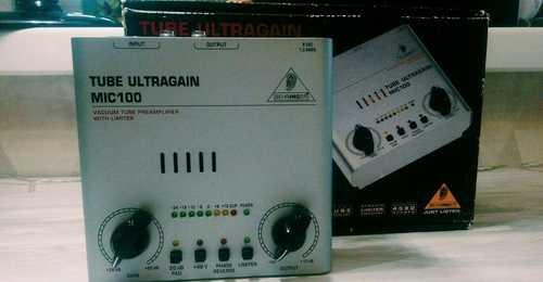 Behringer mic100 Tube UltraGain