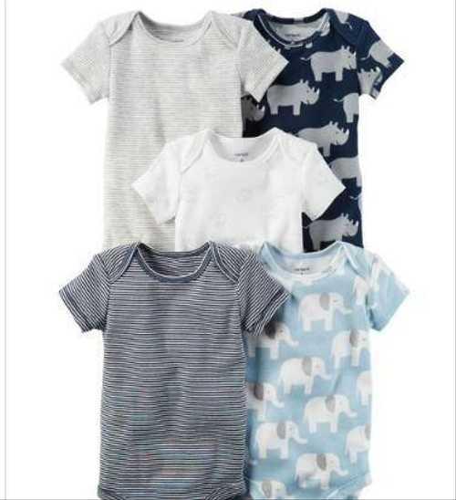 Новый набор боди Картерс (Carters) 5 в 1