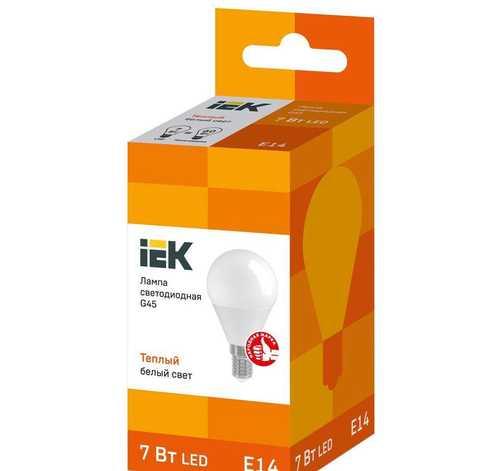 Лампа светодиодная Lek LED-G45, E14, 7 Вт, 230 В