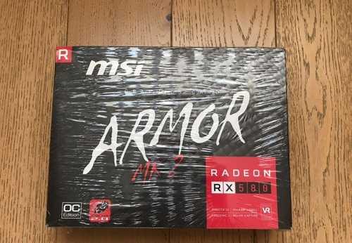 Видеокарта MSI rx580 armor mk2 8G OC, новая Москва | Festima.Ru (315920418)