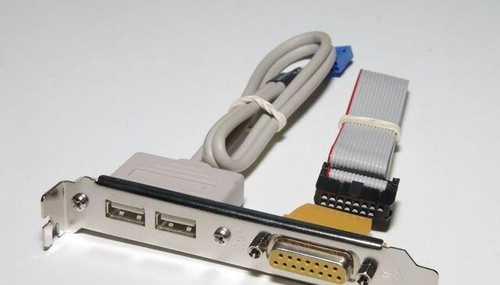 Планка - 2 порта USB 2.0 и Game-порт