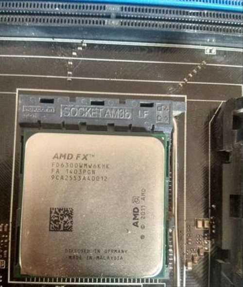 Процессор AMD fx 6300+мат.плата MSI 760GA-P43