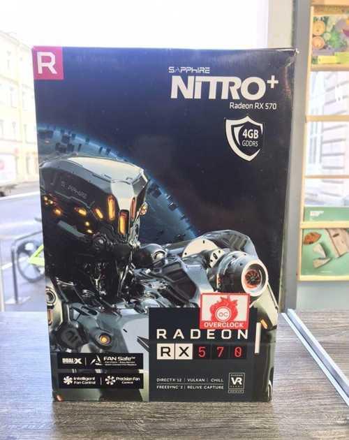Игровая видеокарта RX 570 4gb Nitto+