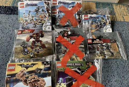 Lego Avangers, Super Heroes, Batman, Minecraft