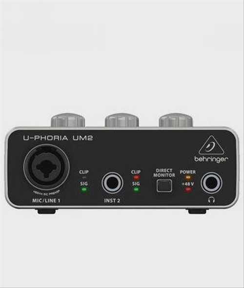 Внешняя звуковая карта behringer u phoria umc202hd обзор