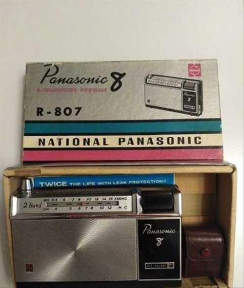 Радиоприемник National Panasonic R-807. 1959 год