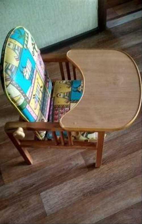 Детский регулируемый стул и стол