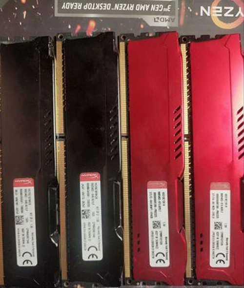 Оперативная память Kingston ddr3 4x4Gb