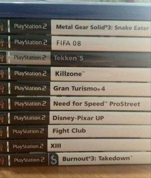Лицензионные игры PlayStation 2/PlayStation Vita
