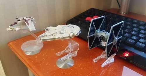 Фигурки звездолетов Star Wars