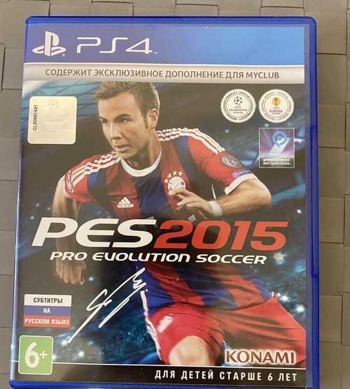 Игра для приставки PES 2015 на PS4