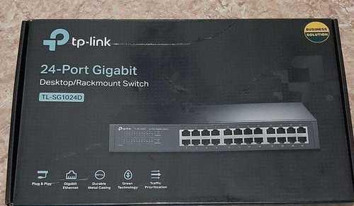 Новый коммутатор Tp-link 24-port Gigabit. TL-SG102