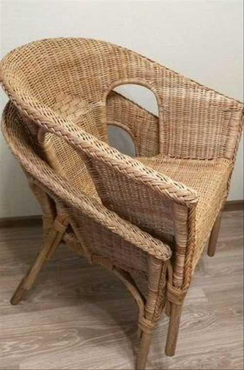Кресло Икеа аген (ротанг/бамбук)