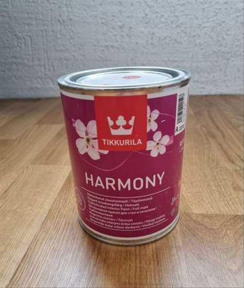 Краска интерьерная Tikkurila Harmony белая 0,9л А