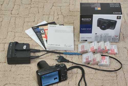 Фотоаппарат для видеосъемки Sony DSC-HX20 (набор)