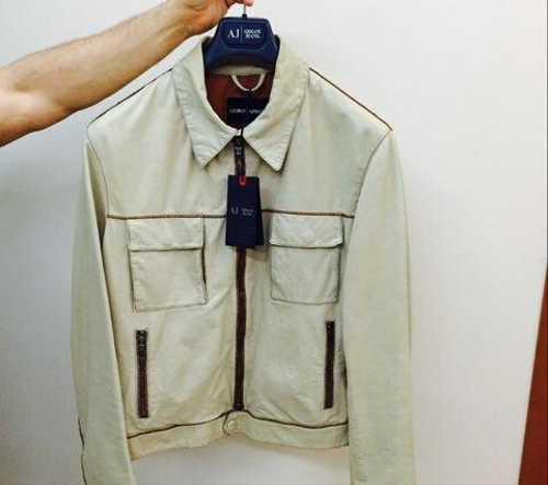 Giorgio Armani куртка из нат. кожи, оригинал