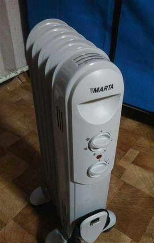 Масляный радиатор обогреватель marta MT-2403