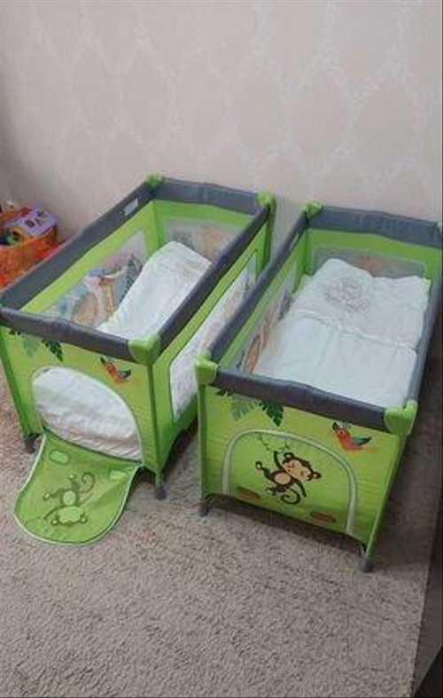 Кровать манеж детская jetem