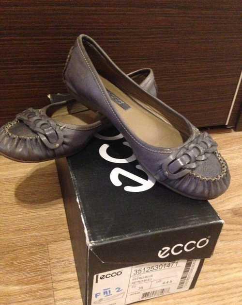 Балетки ecco 35р