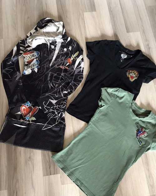 Платье и футболки Ed Hardy