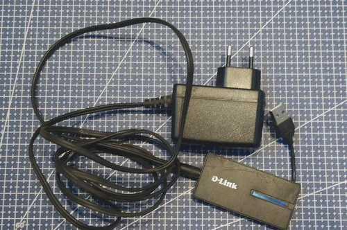 USB хаб концентратор активный Dlink DUB-104