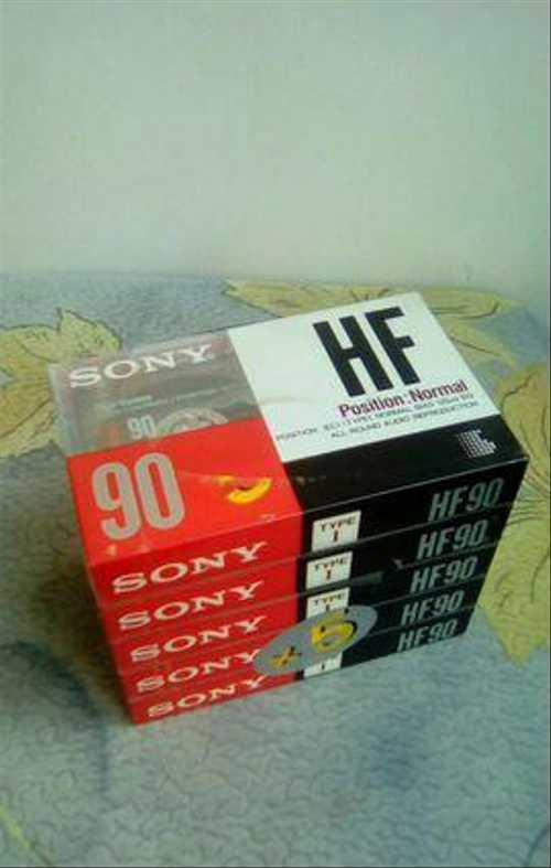Аудиокассеты sony HF90(Франц.)