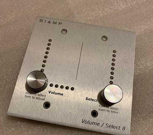 Biamp volume/select 8 + Biamp logic BOX