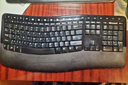 Клавиатура microsoft wireless comfort keyboard 500