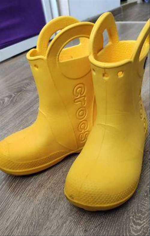Детские сапоги crocs
