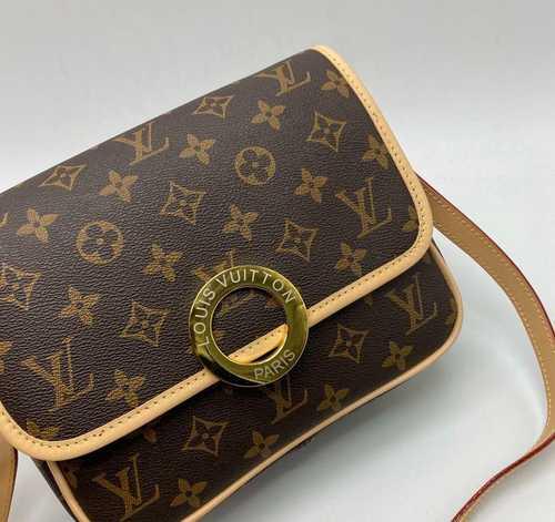 Сумка Louis vuitton c круглой застежкой Луи Виттон