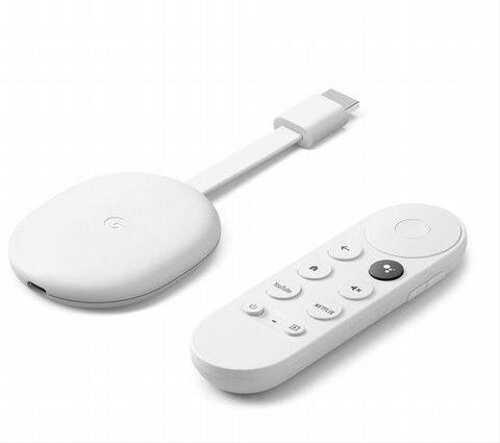 Новый Google Chromecast с Google TV белый