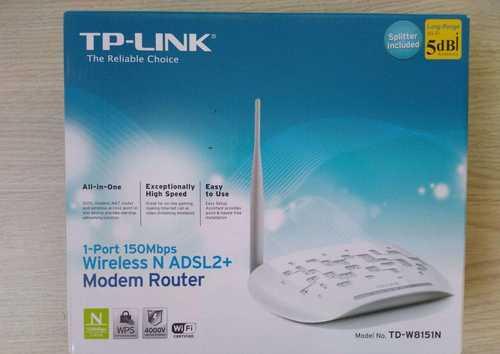 Wi-Fi роутер TP-Link TD-W8151N