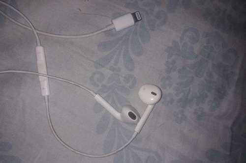 Наушники apple earpods lightning оригинал