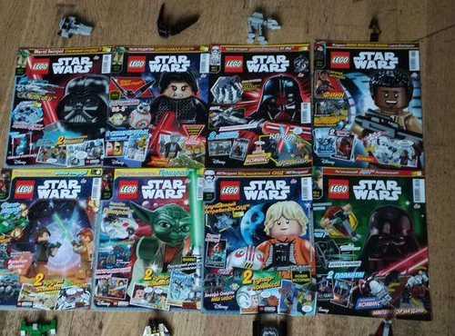 Lego Star Wars журналы и фигурки