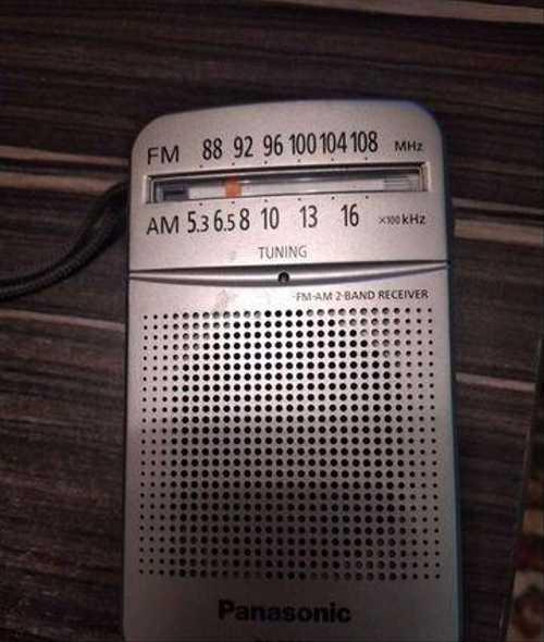 Радиоприемник panasonic rf p50d