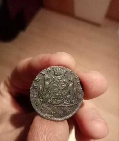 Монета сибирская копейка 1771 год