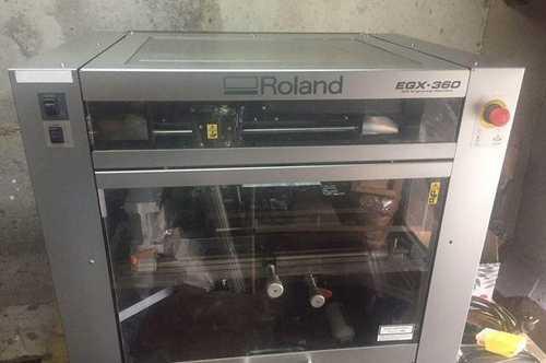 Roland EGX-360 гравировальный станок, с поворотной