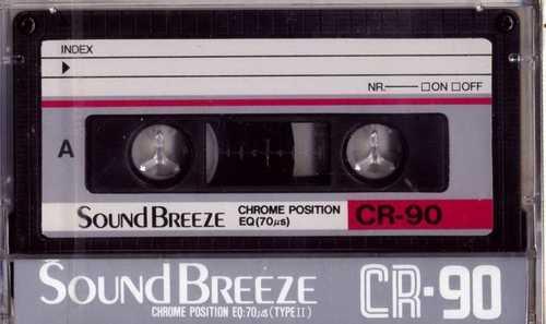 Аудиокассеты sound breeze CR-90 chrome vintage