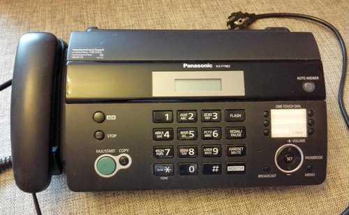 Факс Panasonic KX-FT982RUB идеальное состояние