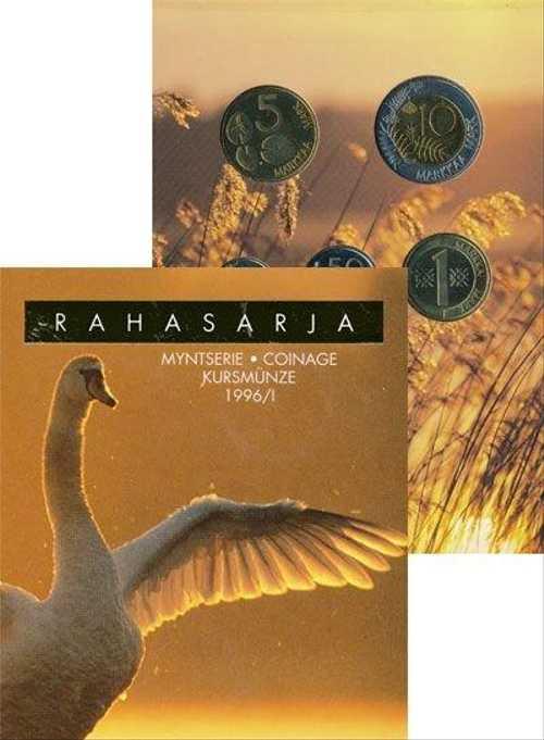 Набор монет, Финляндия 1996. Официальный. Редкий