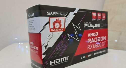 Видеокарта Sapphire pulse RX 6600 XT 8GB