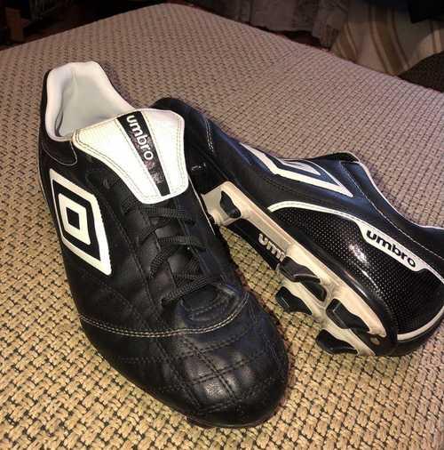 Бутсы кожаные umbro 45