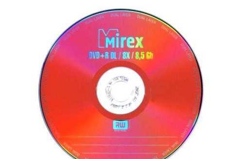 Диск DVD+R Mirex 8.5 Gb 8x Бум. конверт (1) Dual L