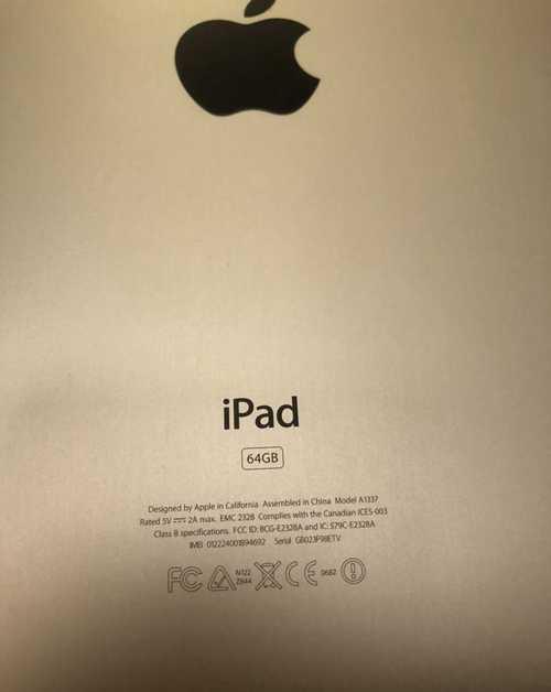 Apple iPad 1 A1337 64 GB