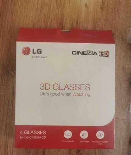 3d glasses 4 glasses for LG cinema 3D
