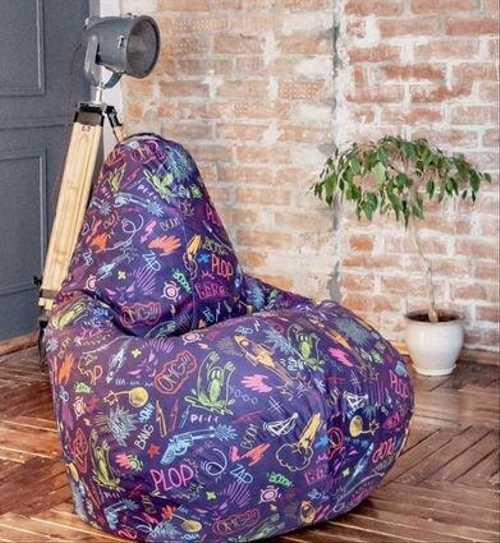 Кресло мешок груша Граффити