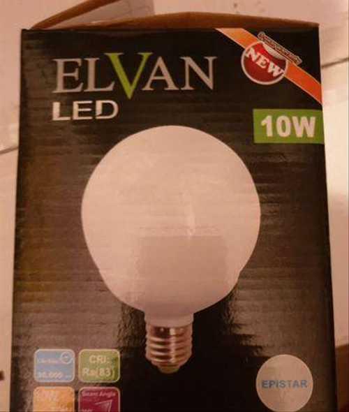 Лампочка LED Elvan E27-10W-Q120