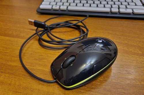 Мышь Logitech LS1 черная