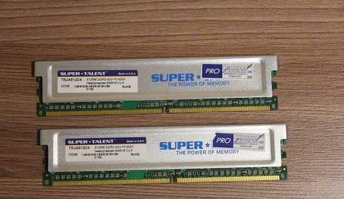 Оперативная память Super-Talent DDR2 512 Мб