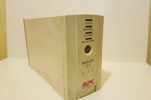 Ибп APC Back-UPS CS 475 (с батареей)